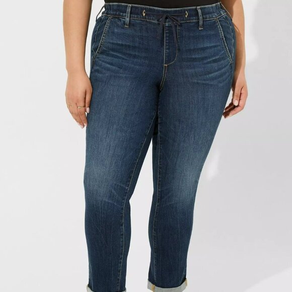 torrid | Jeans | Torrid Weekend Boyfriend Straight Pull On Jeans | Poshmark